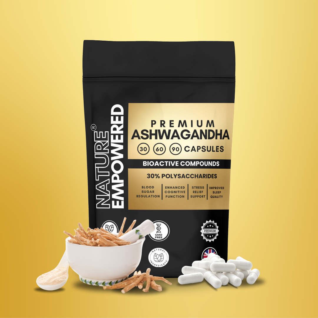 Premium Ashwagandha - 500mg Capsules (Bioactive Compounds) – Nature ...